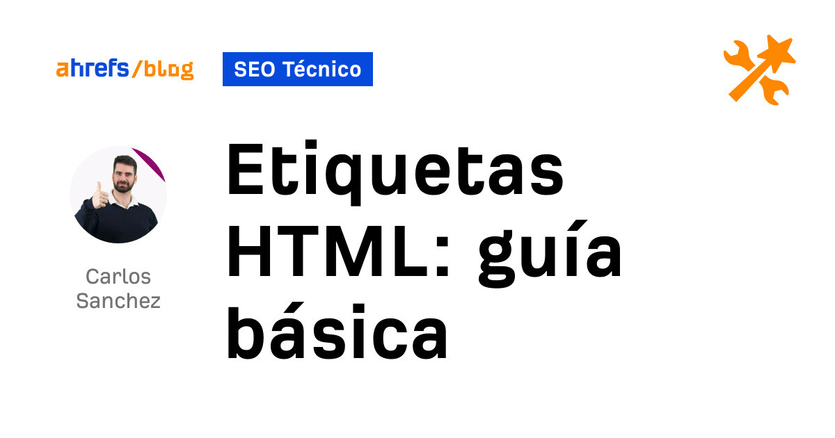 Etiquetas HTML: guía básica