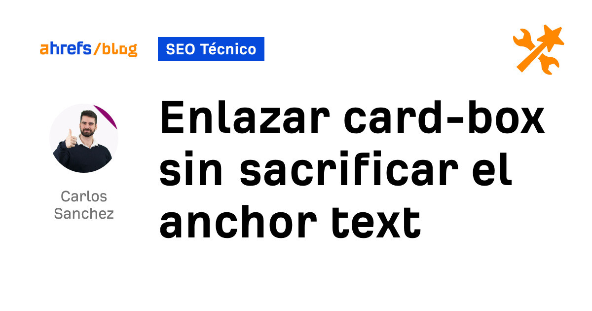 Enlazar card-box sin sacrificar el anchor text