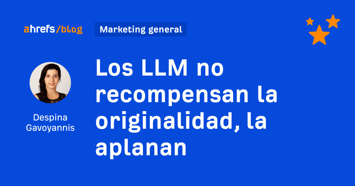 Los LLM no recompensan la originalidad, la aplanan