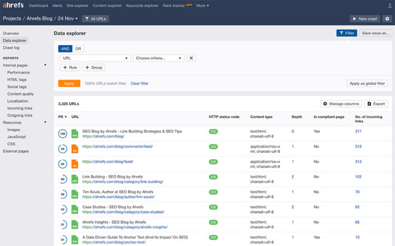 This is the new Site Audit tool by Ahrefs