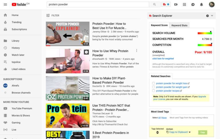 8 Best YouTube Keyword Tools (Free and Paid)