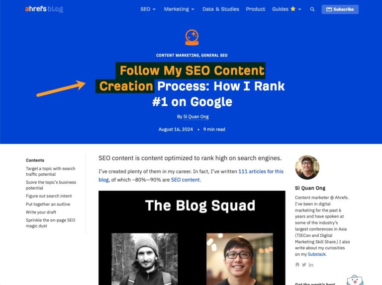 What is an H1 Tag? SEO Best Practices