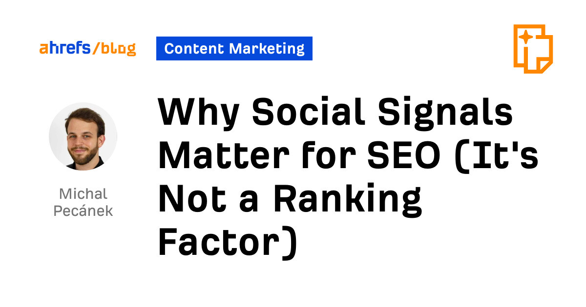 Why Social Signals Matter for SEO (It's Not a Ranking Factor)