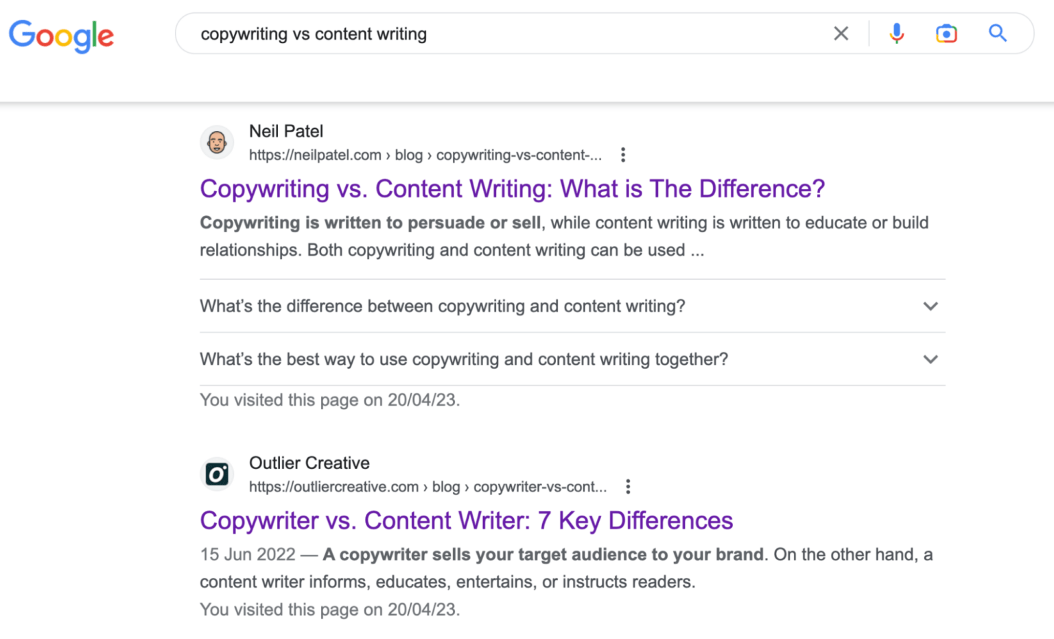 Copywriting vs. Content Writing: Differences & Similarities Copywriting vs. Content Writing: Differences & Similarities