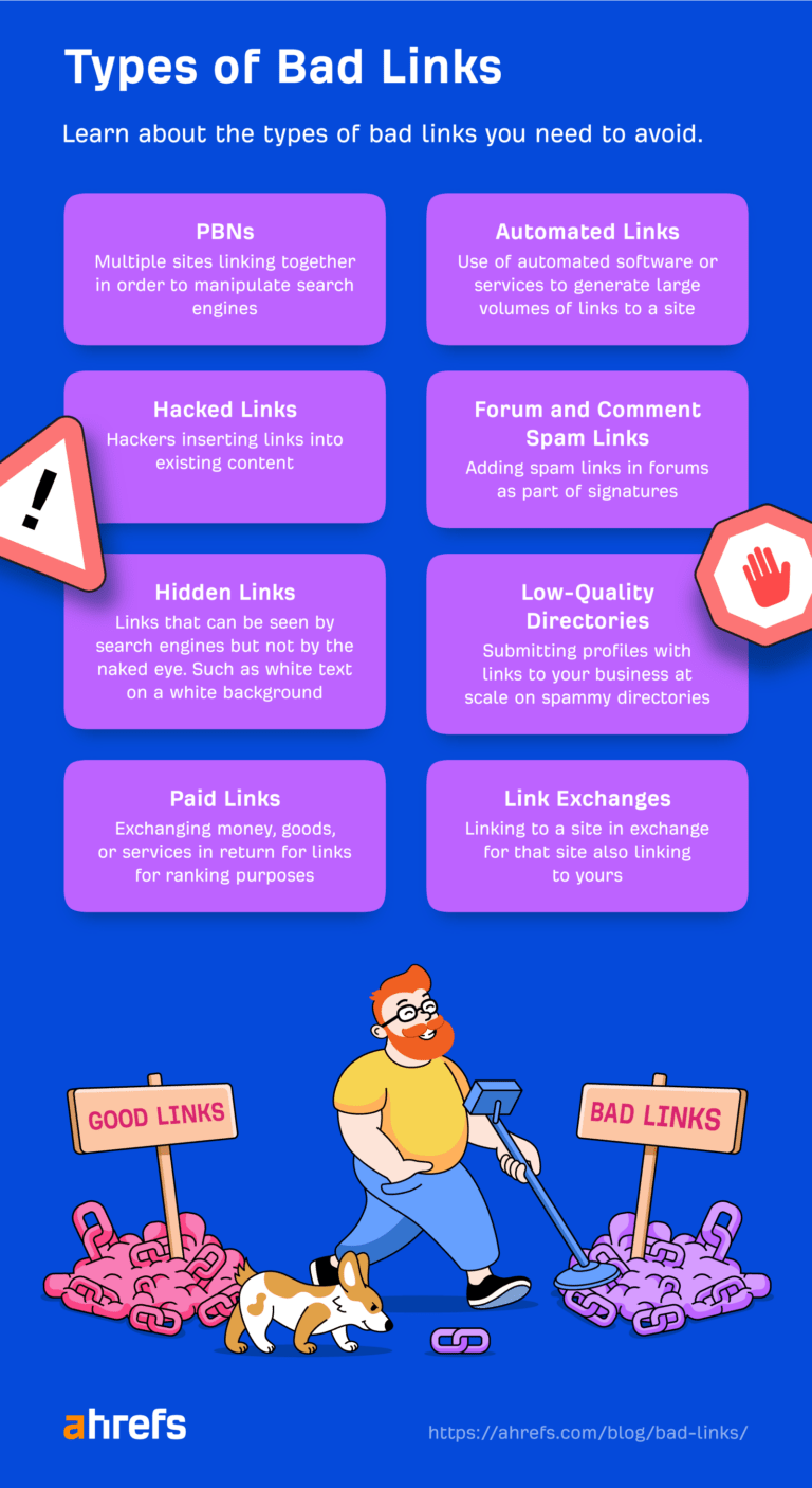 8 Types of Bad Links to Avoid