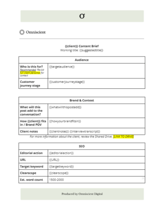 How to Create Content Briefs (with 6 Templates)