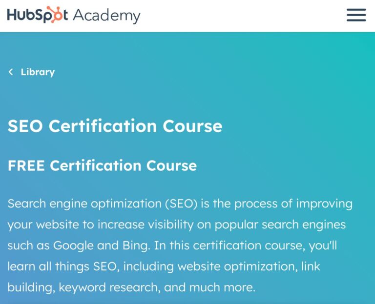 10 Completely Free SEO Training Courses