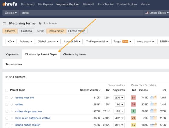 Keyword Clustering in Seconds: Save Time With Keywords Explorer Tool