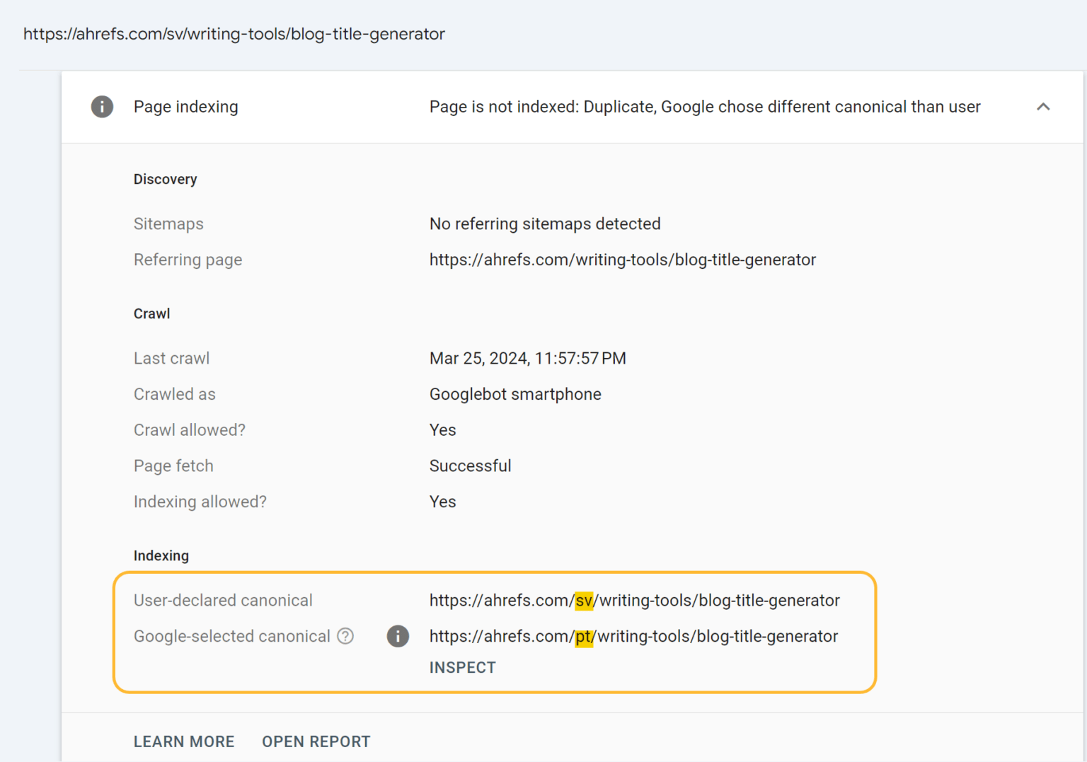 Duplicate, Google Chose Different Canonical Than User. What It Is, Causes, & How to Fix
