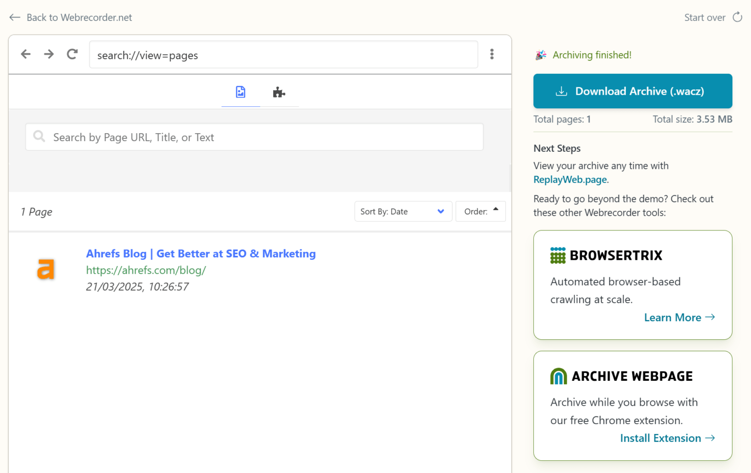 My Favorite Wayback Machine Alternatives