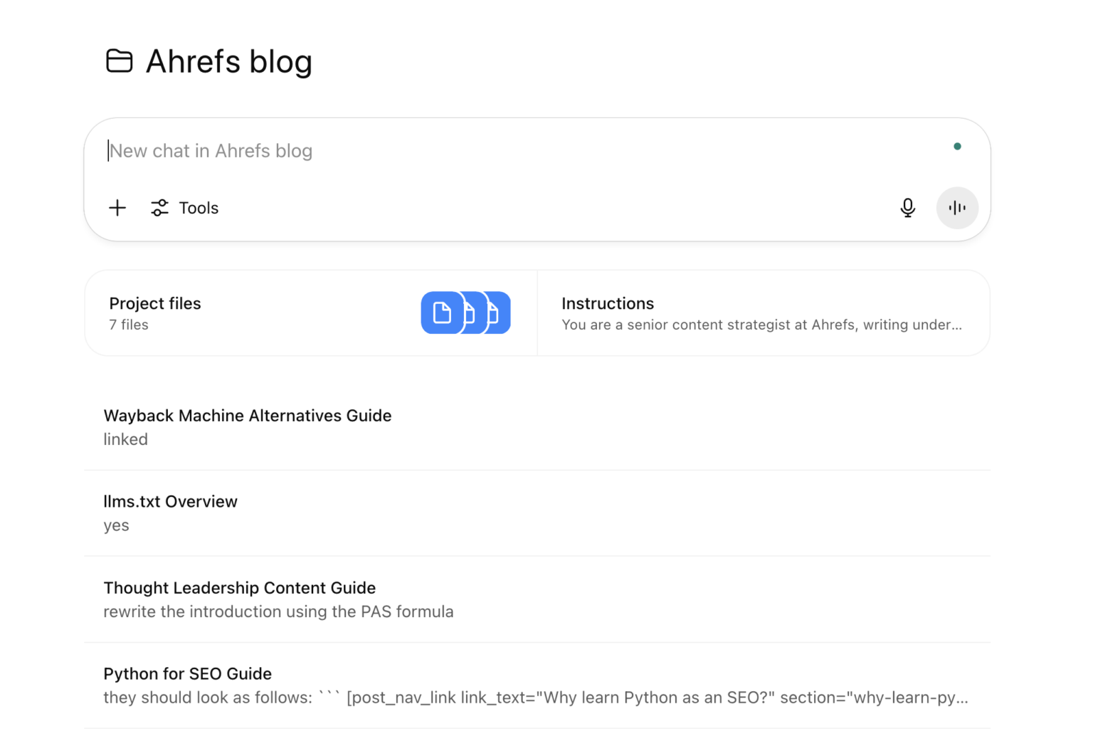 My Complete AI Content Process for Ahrefs